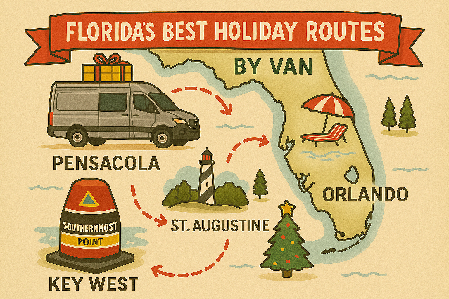 From Tampa to Twinkling Towns: Florida’s Best Holiday Routes by Van ...